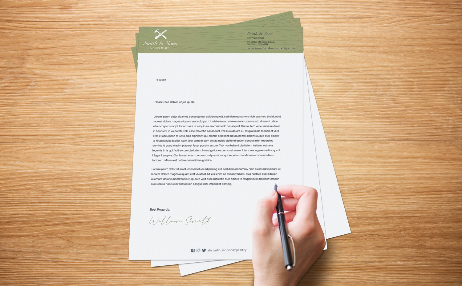 Design and Print Online Letterheads | Oceanprint